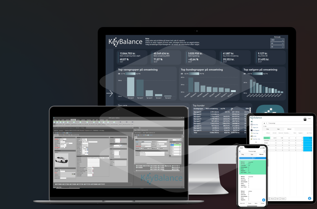 Med KeyBalance får du et moderne og brugervenligt ERP-system - UNI4C